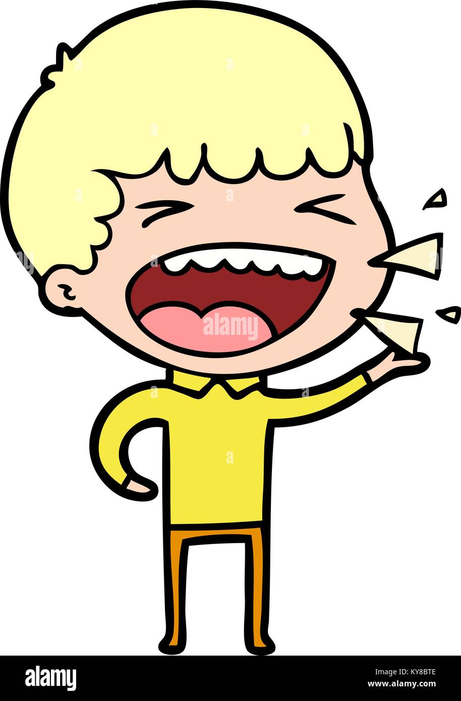 cartoon laughing man Stock Vector Image & Art - Alamy