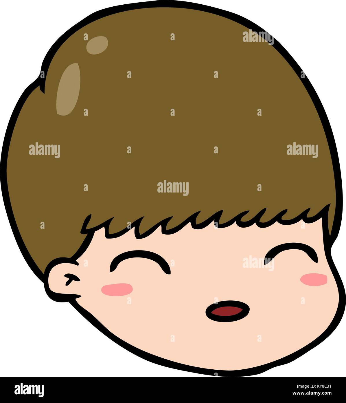 cartoon male face Stock Vector Image & Art - Alamy