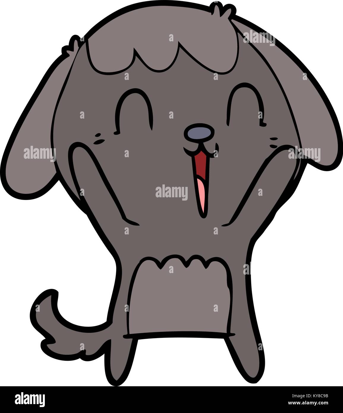 cute cartoon dog crying Stock Vector Image & Art - Alamy