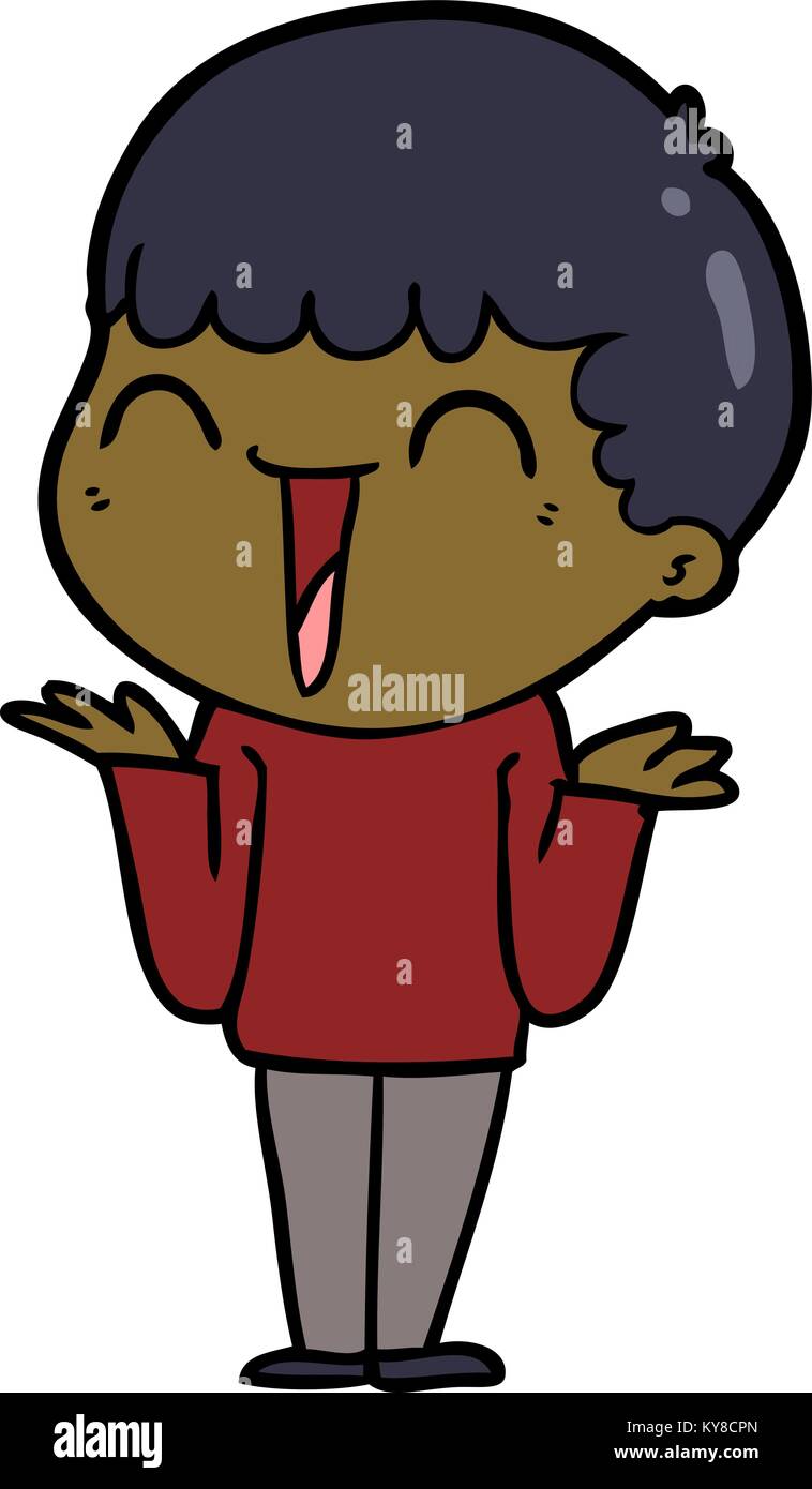 cartoon happy man Stock Vector Image & Art - Alamy