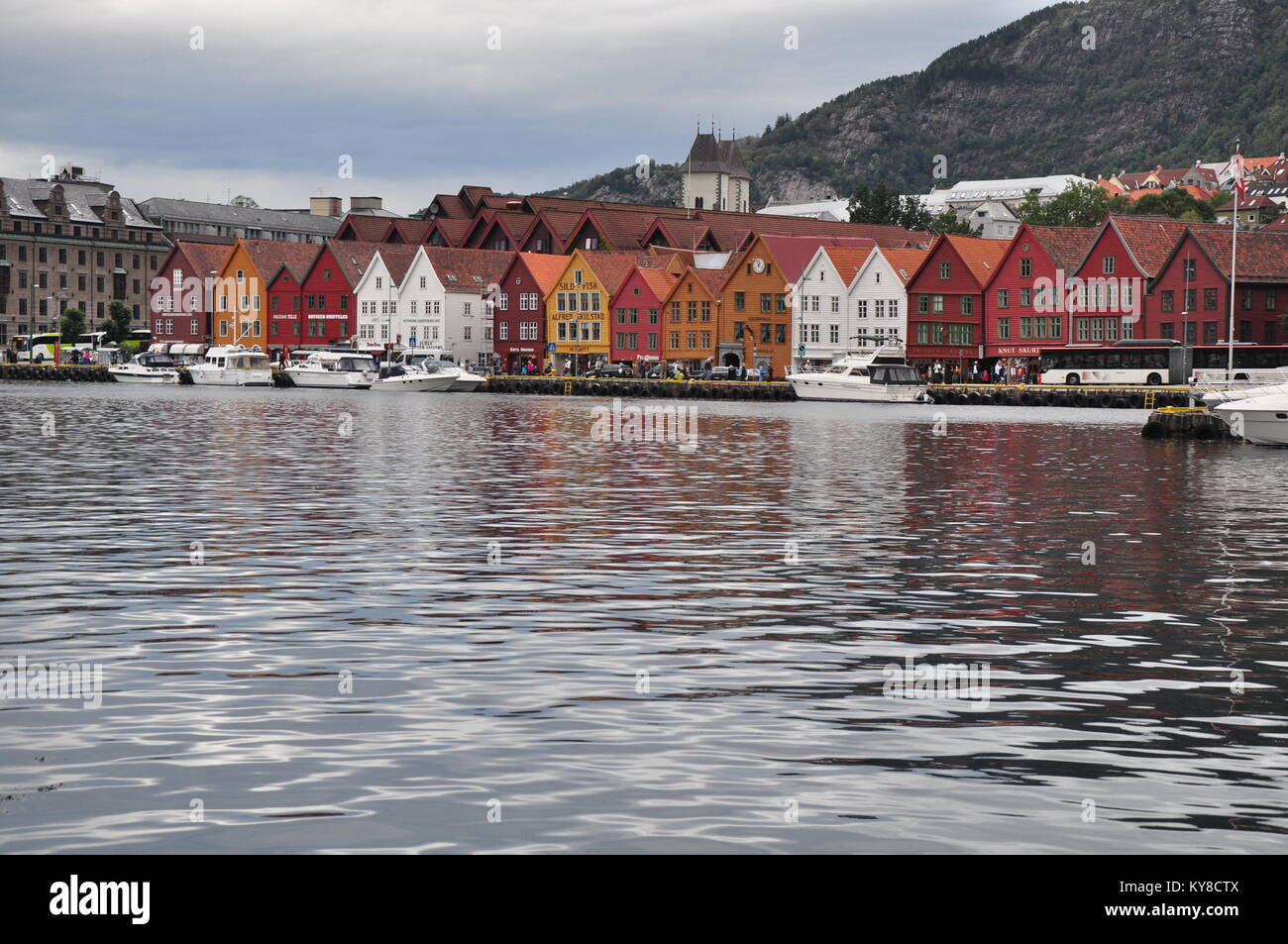 Bryggen in Bergen, Norway Stock Photo - Alamy