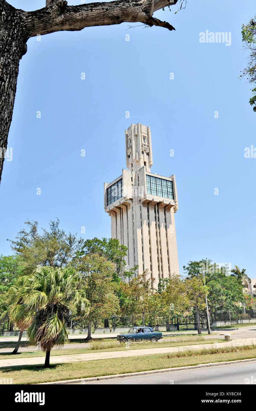 HAVANA, CUBA, MAY 11, 2009. The Russian embassy in the Minamar district ...