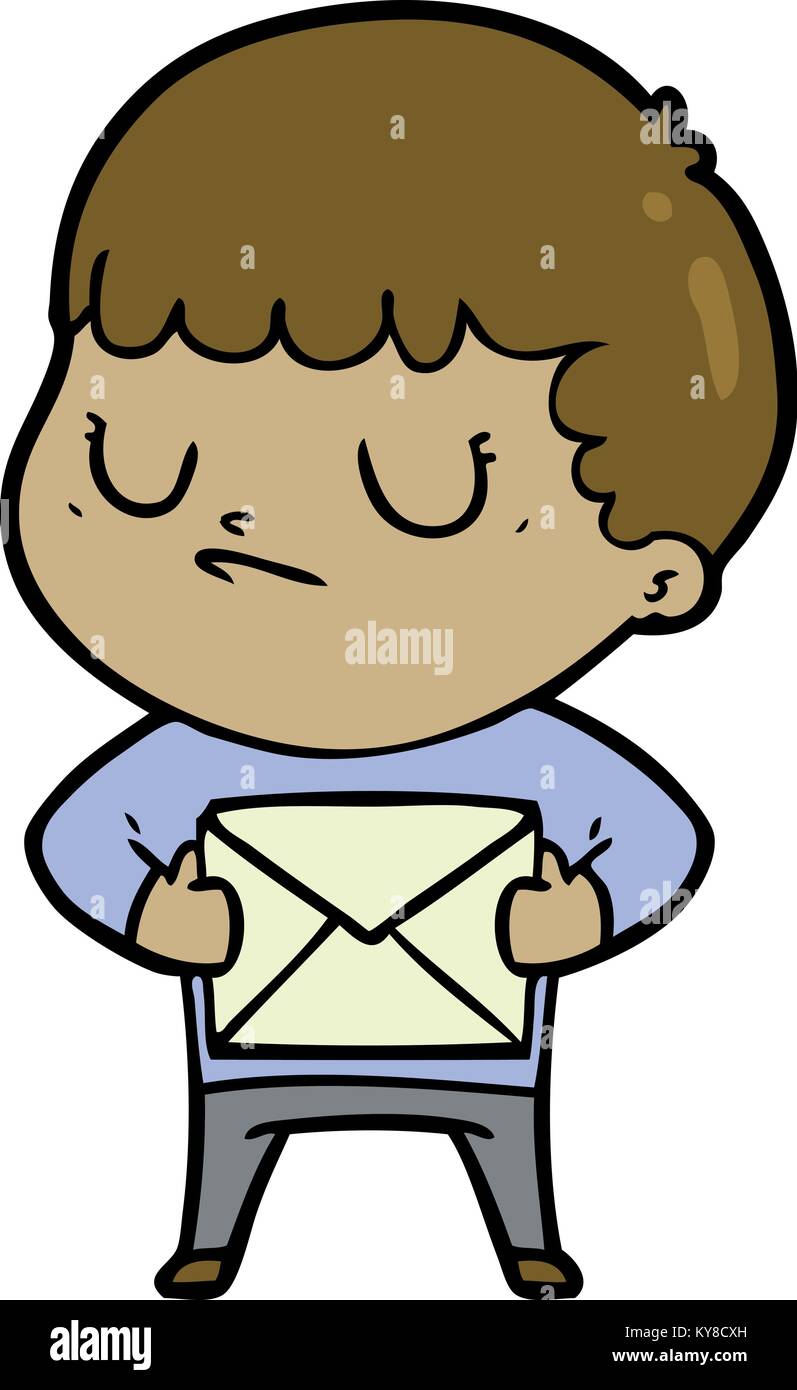 cartoon grumpy boy Stock Vector Image & Art - Alamy