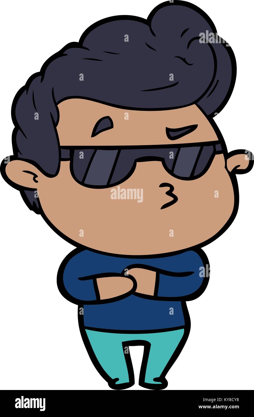 cartoon cool guy Stock Vector Image & Art - Alamy