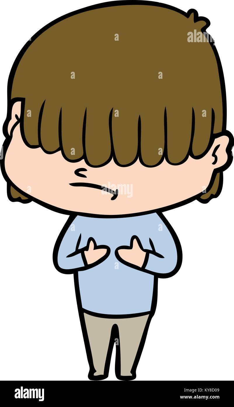 cartoon boy with untidy hair Stock Vector Image & Art - Alamy