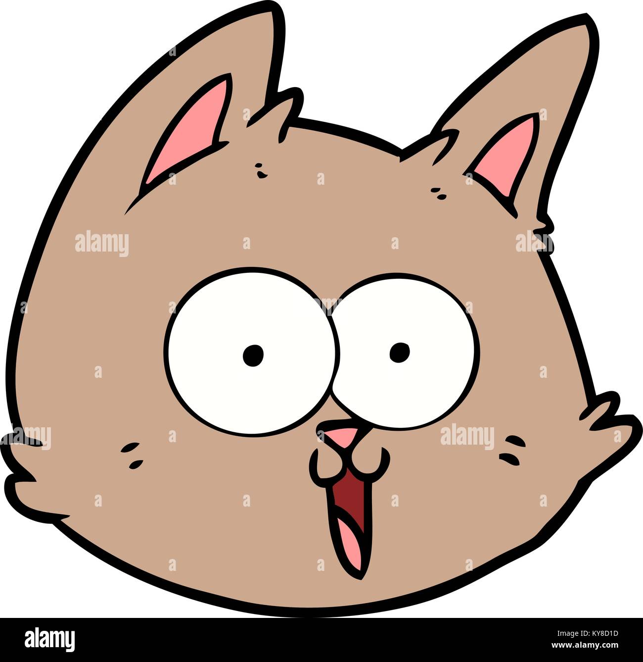 cartoon cat face Stock Vector Image & Art - Alamy