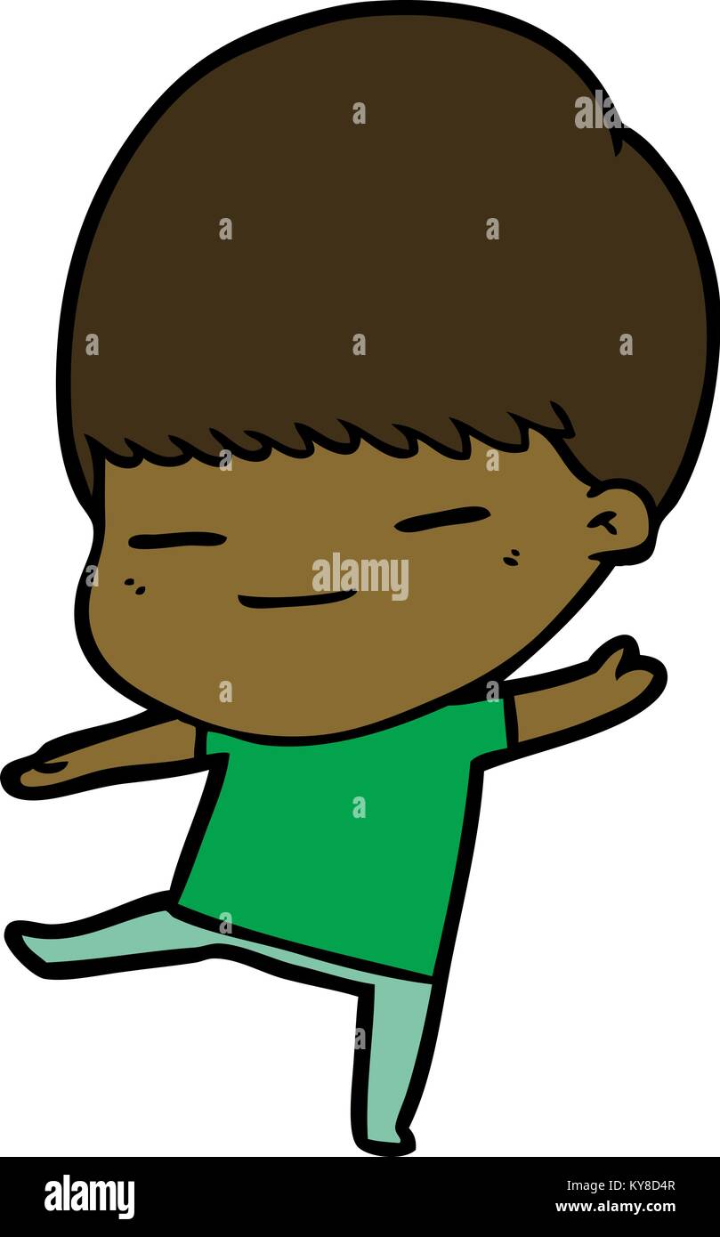 cartoon smug boy Stock Vector Image & Art - Alamy