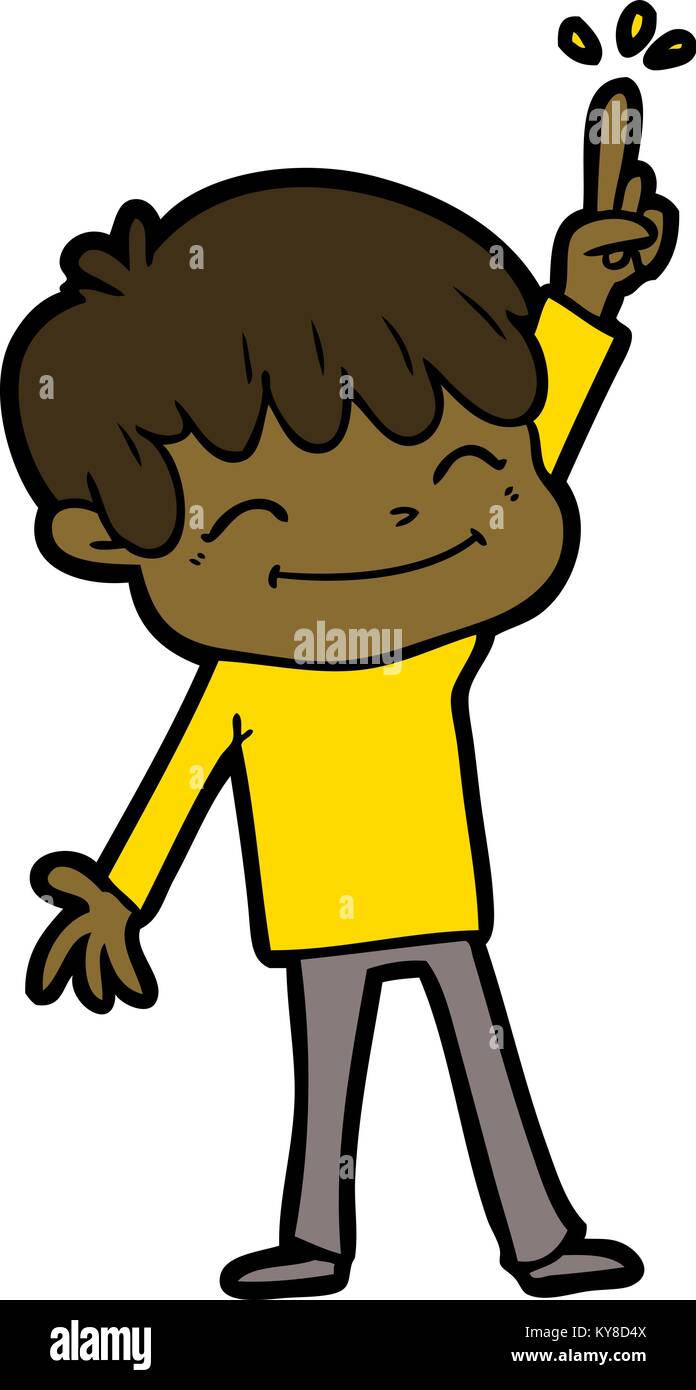 cartoon happy boy Stock Vector Image & Art - Alamy