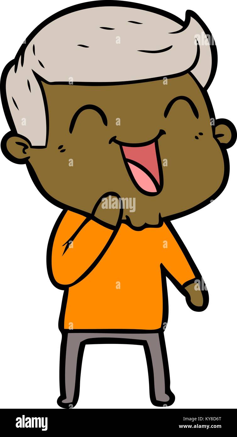 cartoon man laughing Stock Vector Image & Art - Alamy