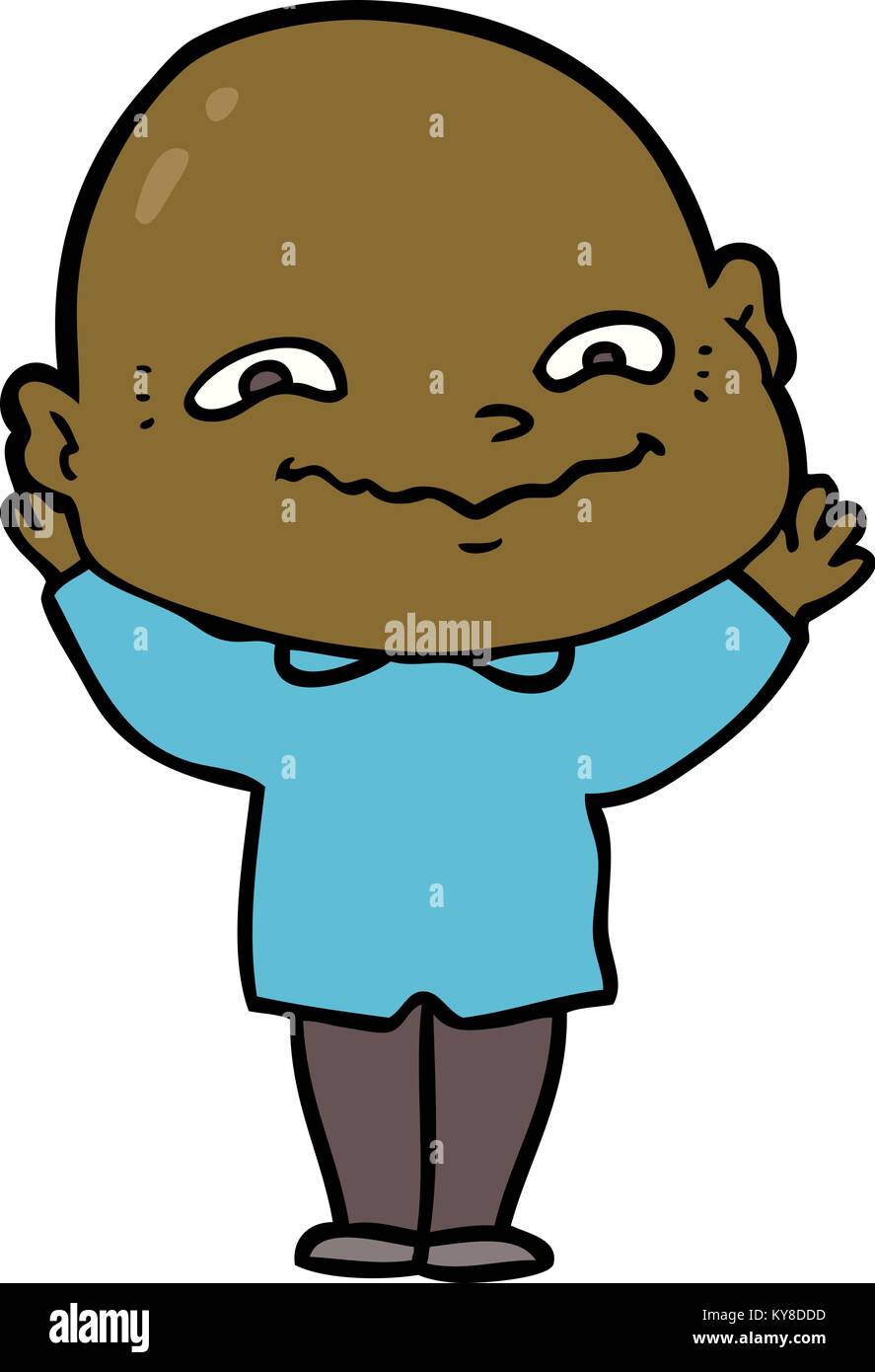 cartoon creepy guy Stock Vector Image & Art - Alamy