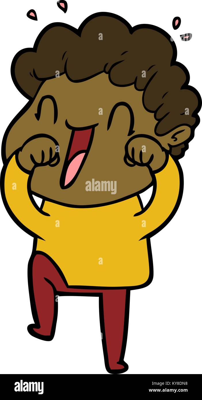 cartoon happy man Stock Vector Image & Art - Alamy