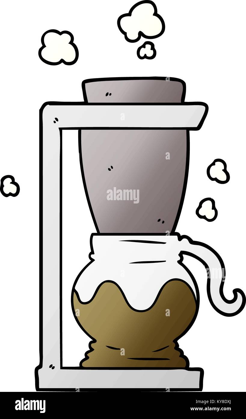 Freehand drawn cartoon coffee filter hi-res stock photography and ...