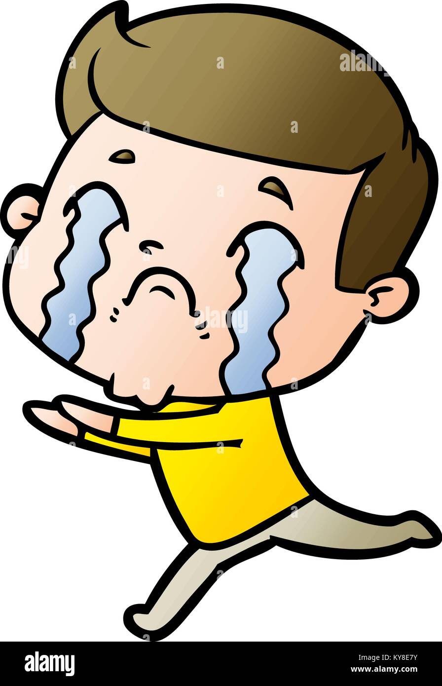 cartoon man crying Stock Vector Image & Art - Alamy
