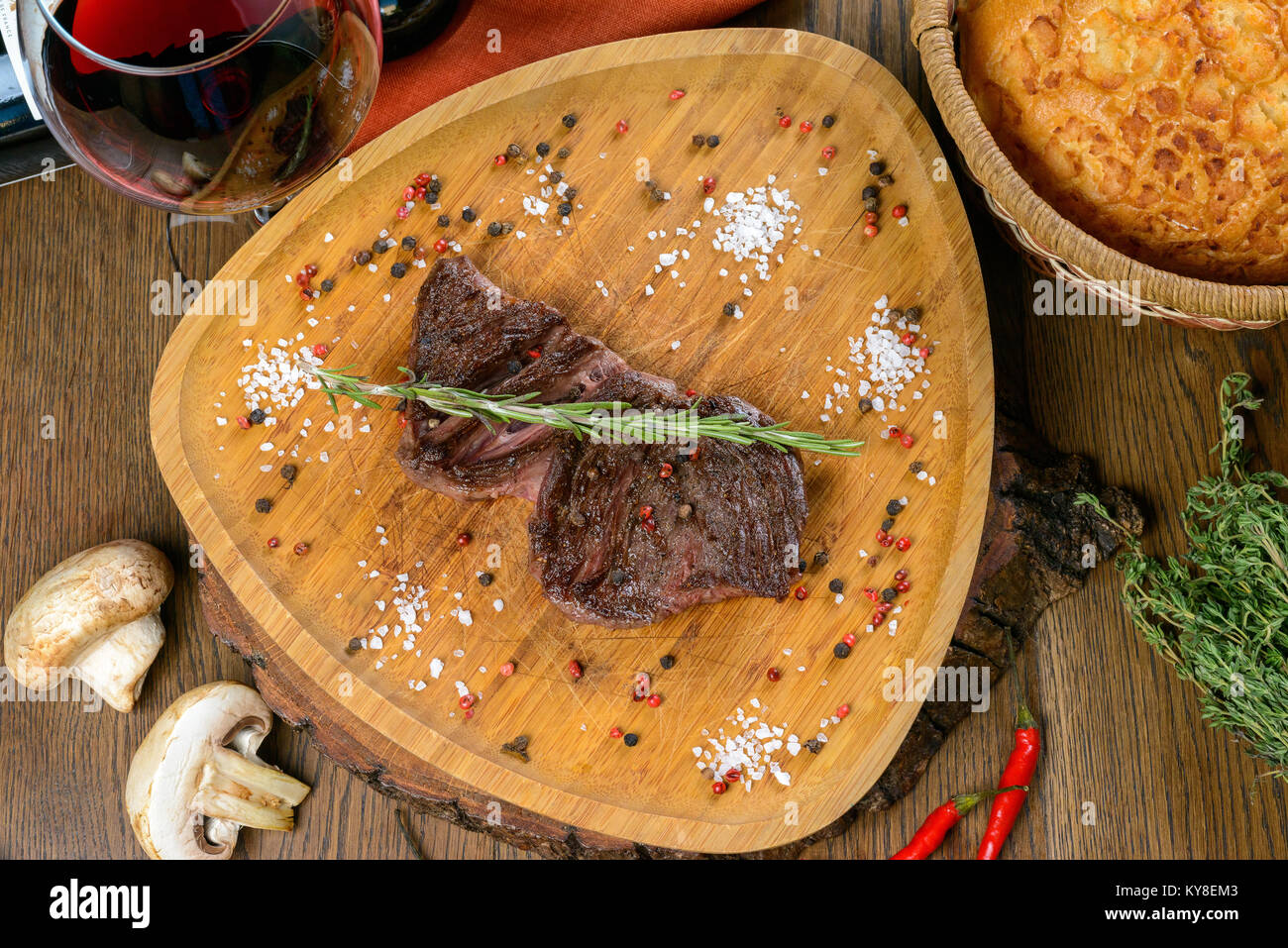 Fried meat slices Stock Photo - Alamy