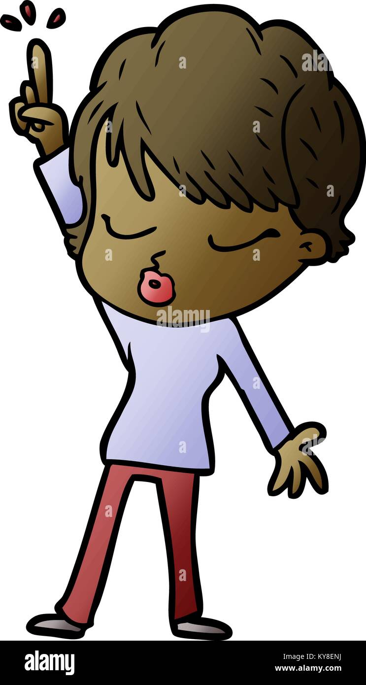 cartoon woman with eyes shut Stock Vector Image & Art - Alamy