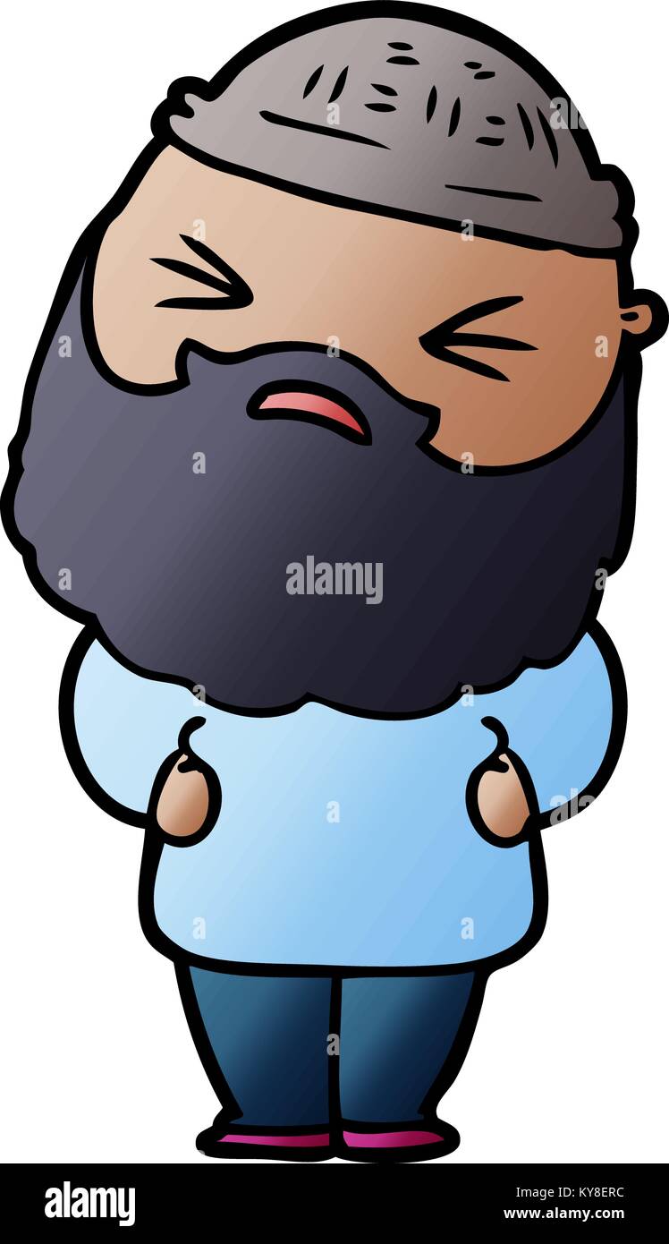 cartoon man with beard Stock Vector Image & Art - Alamy