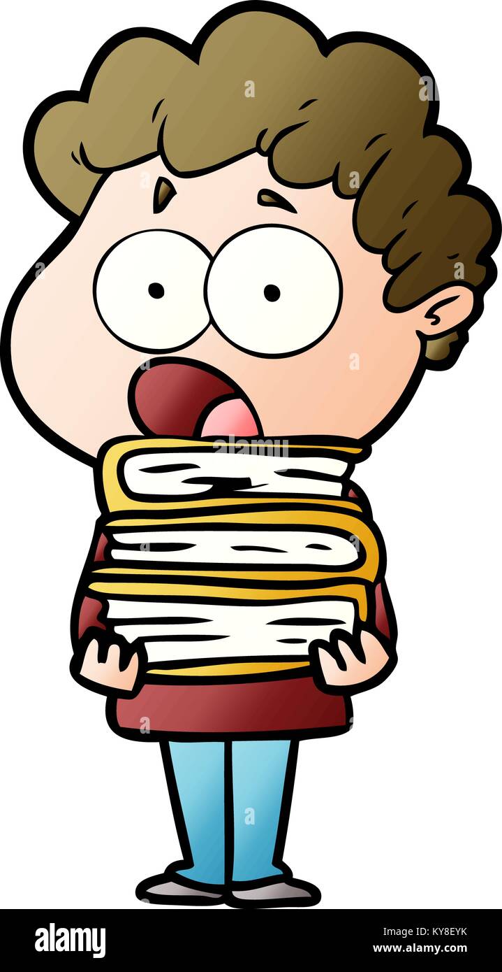 cartoon man gasping in surprise Stock Vector Image & Art - Alamy