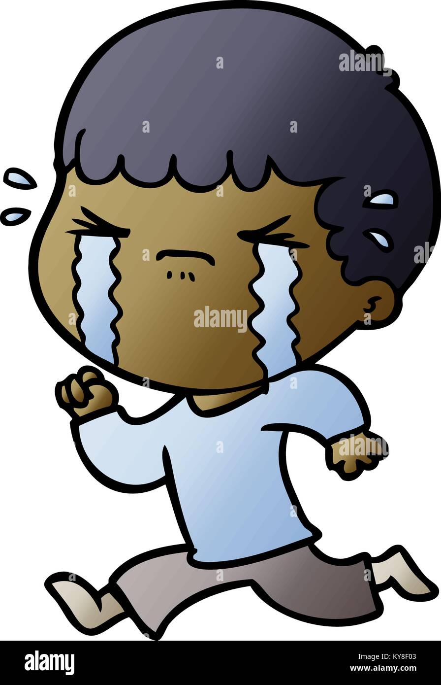 cartoon man crying Stock Vector Image & Art - Alamy