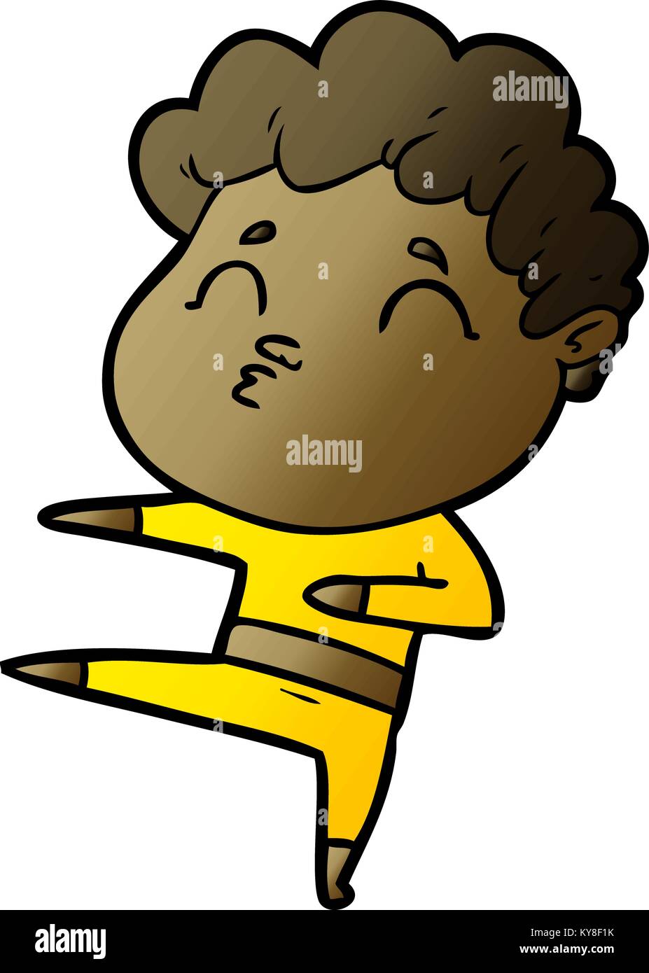 cartoon man pouting Stock Vector Image & Art - Alamy