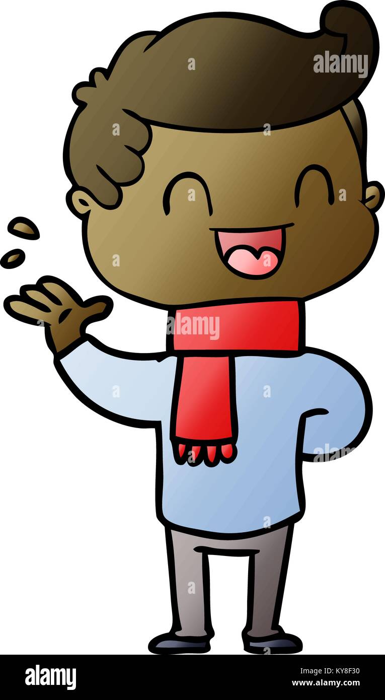 cartoon happy man Stock Vector Image & Art - Alamy