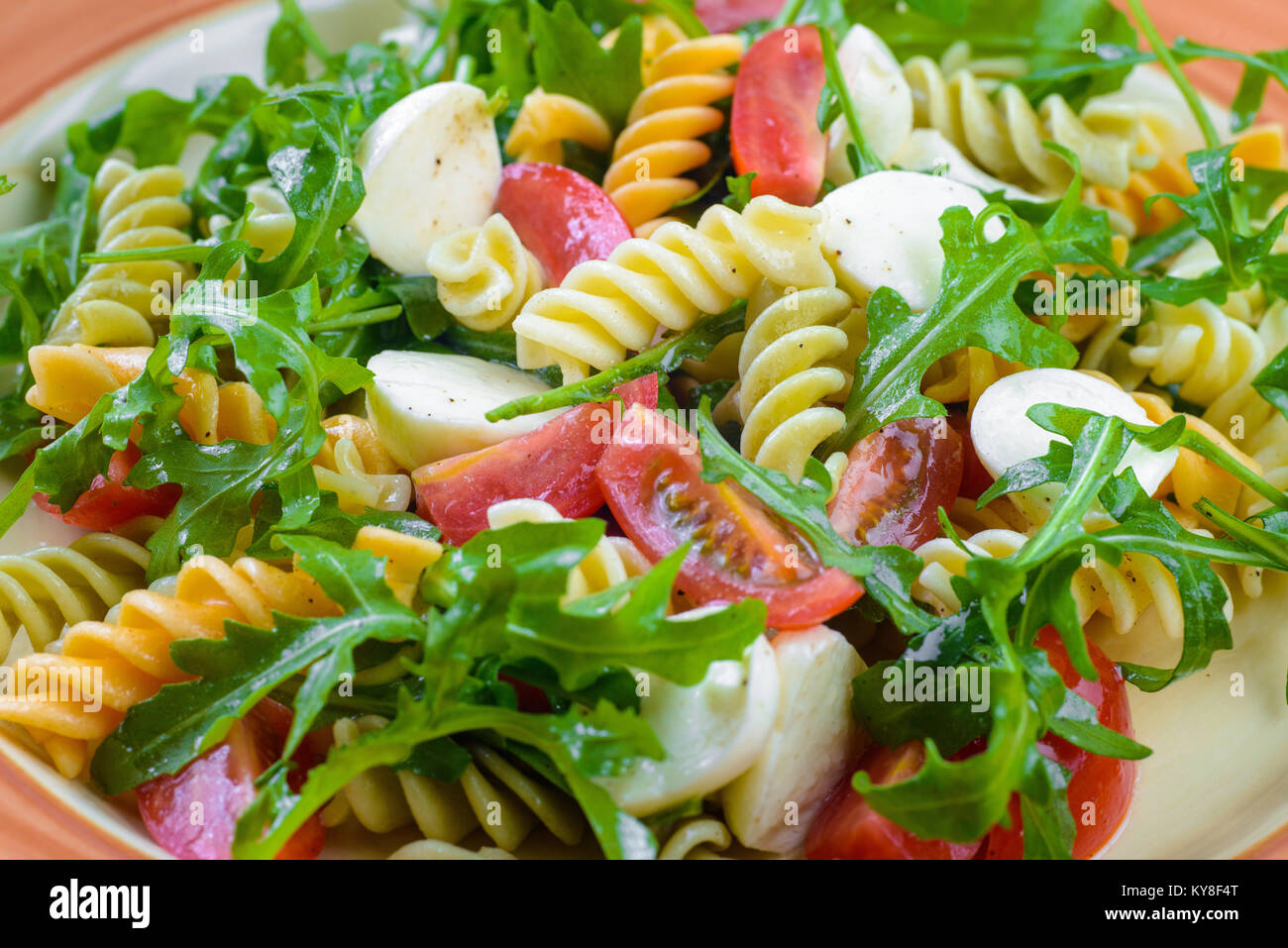 Colored Macaroni and cheese Stock Photo - Alamy