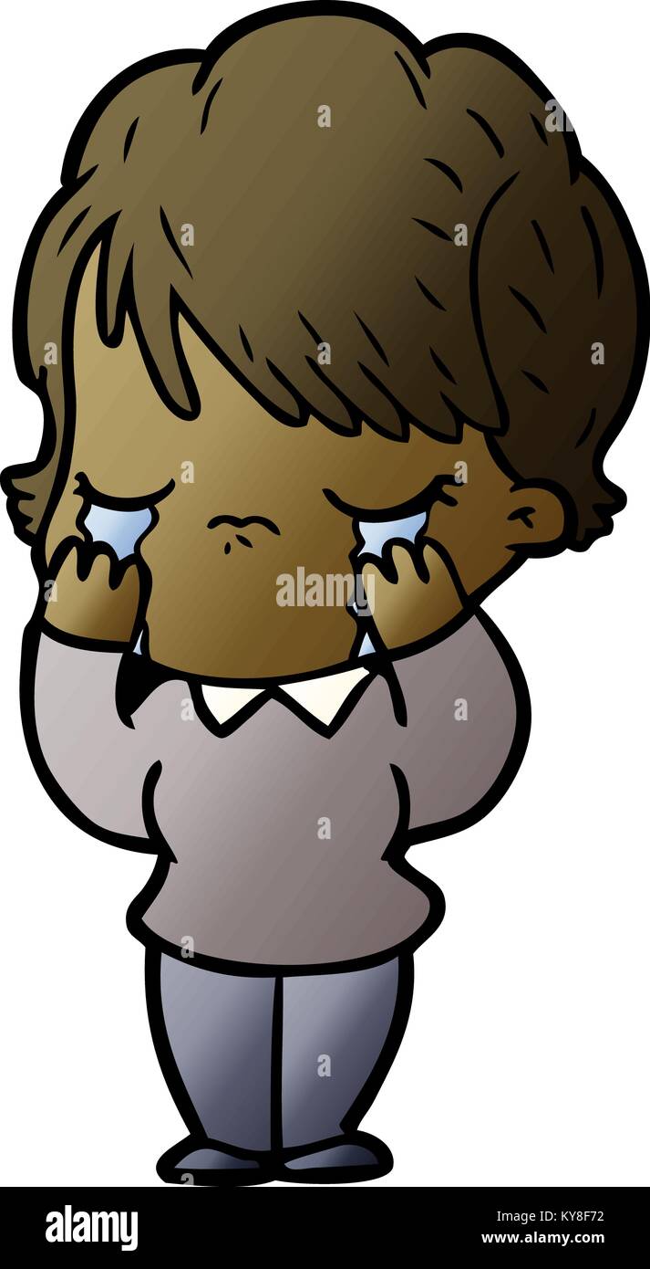 cartoon woman crying Stock Vector Image & Art - Alamy