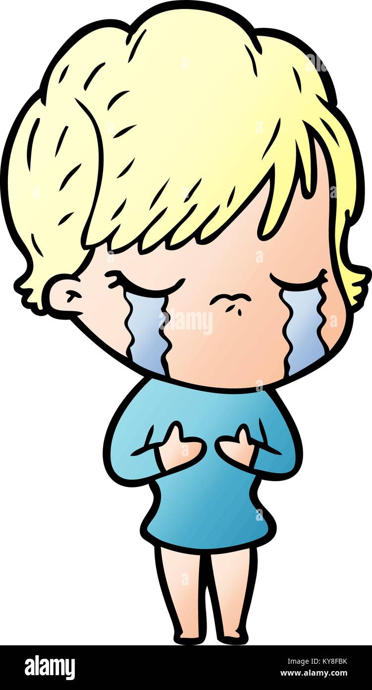 cartoon woman crying Stock Vector Image & Art - Alamy