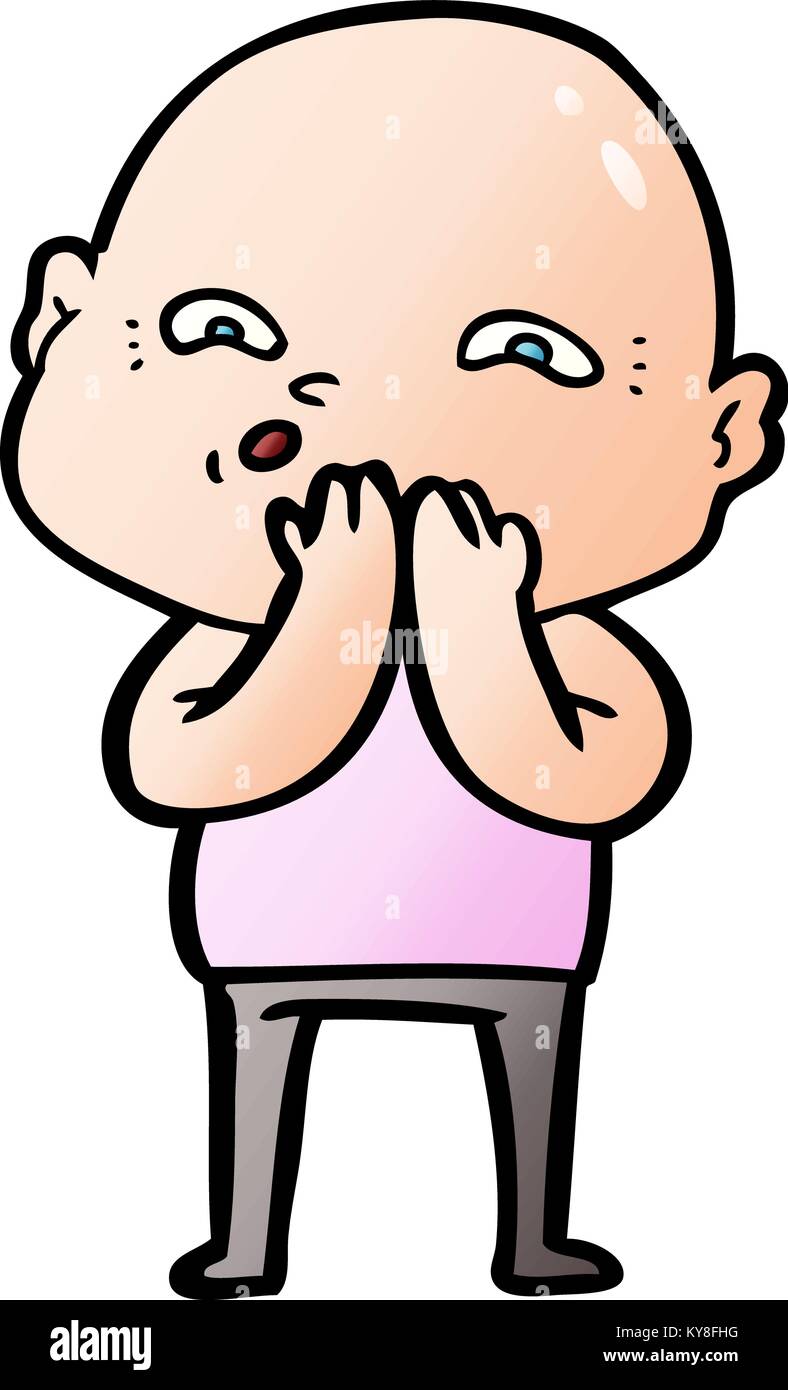 cartoon nervous man Stock Vector Image & Art - Alamy