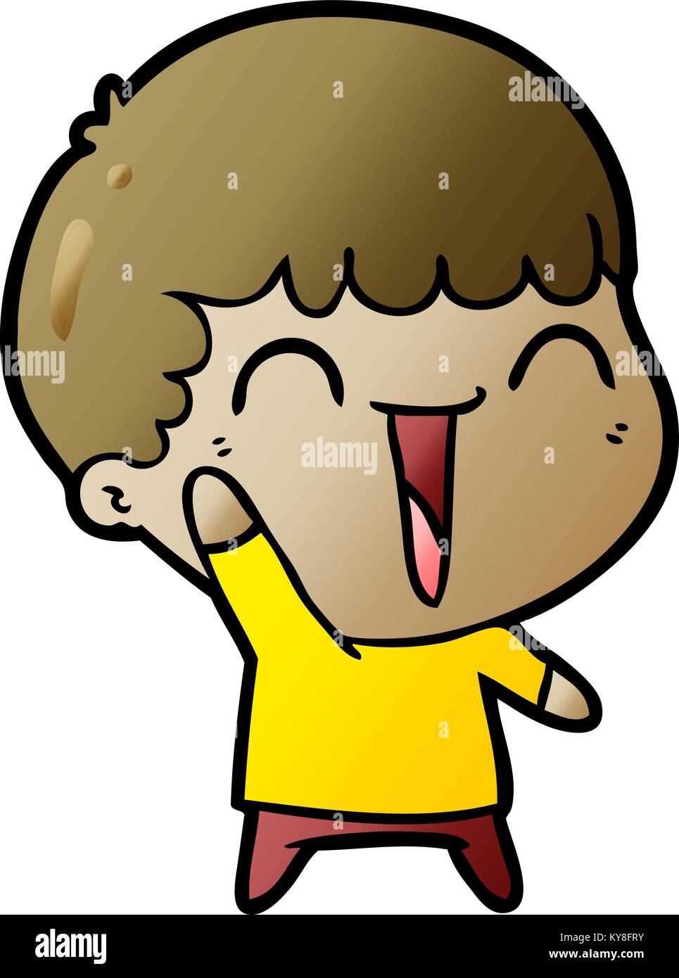 cartoon happy man Stock Vector Image & Art - Alamy