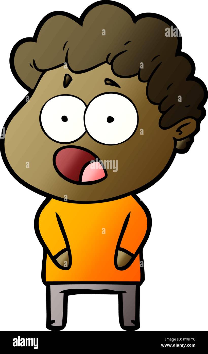 cartoon shocked man Stock Vector Image & Art - Alamy