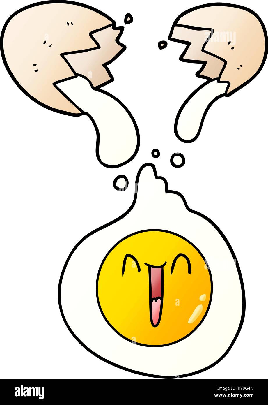 cartoon cracked egg Stock Vector Image & Art - Alamy