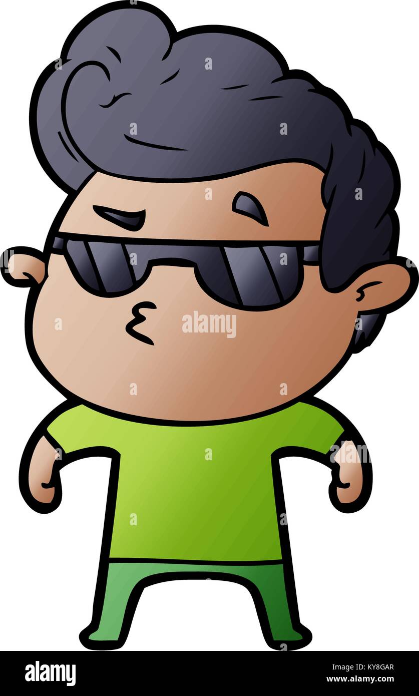 cartoon cool guy Stock Vector Image & Art - Alamy