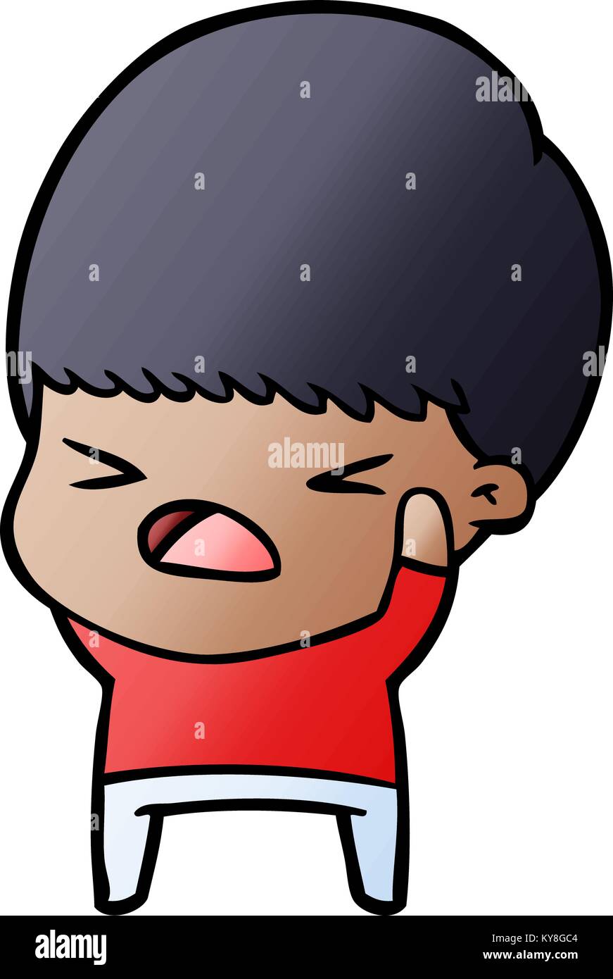 cartoon stressed man Stock Vector Image & Art - Alamy