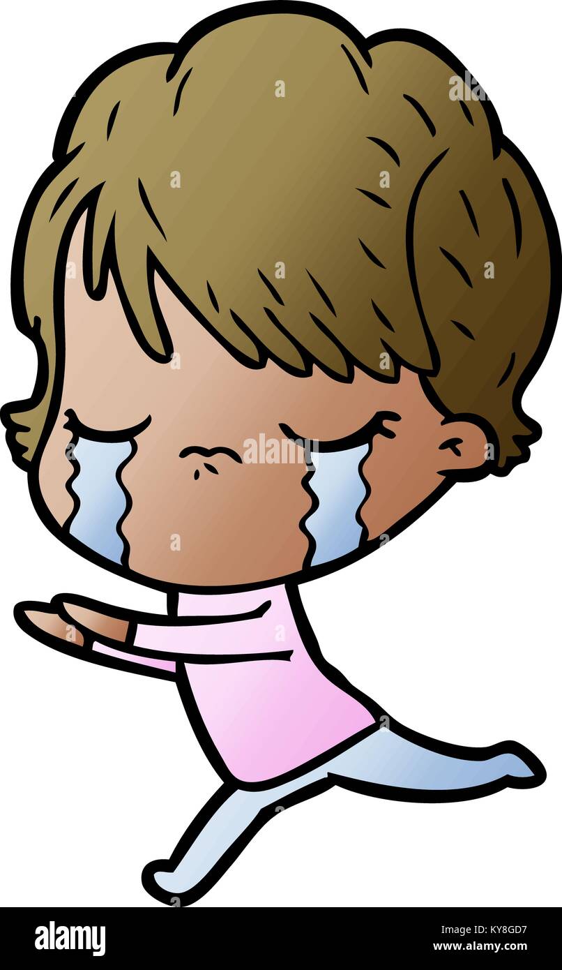 cartoon woman crying Stock Vector Image & Art - Alamy