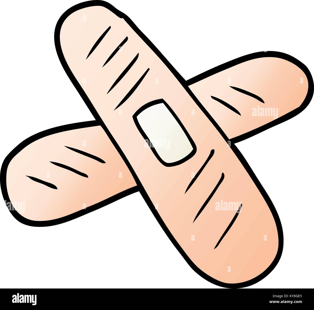 cartoon sticking plaster Stock Vector Image & Art - Alamy