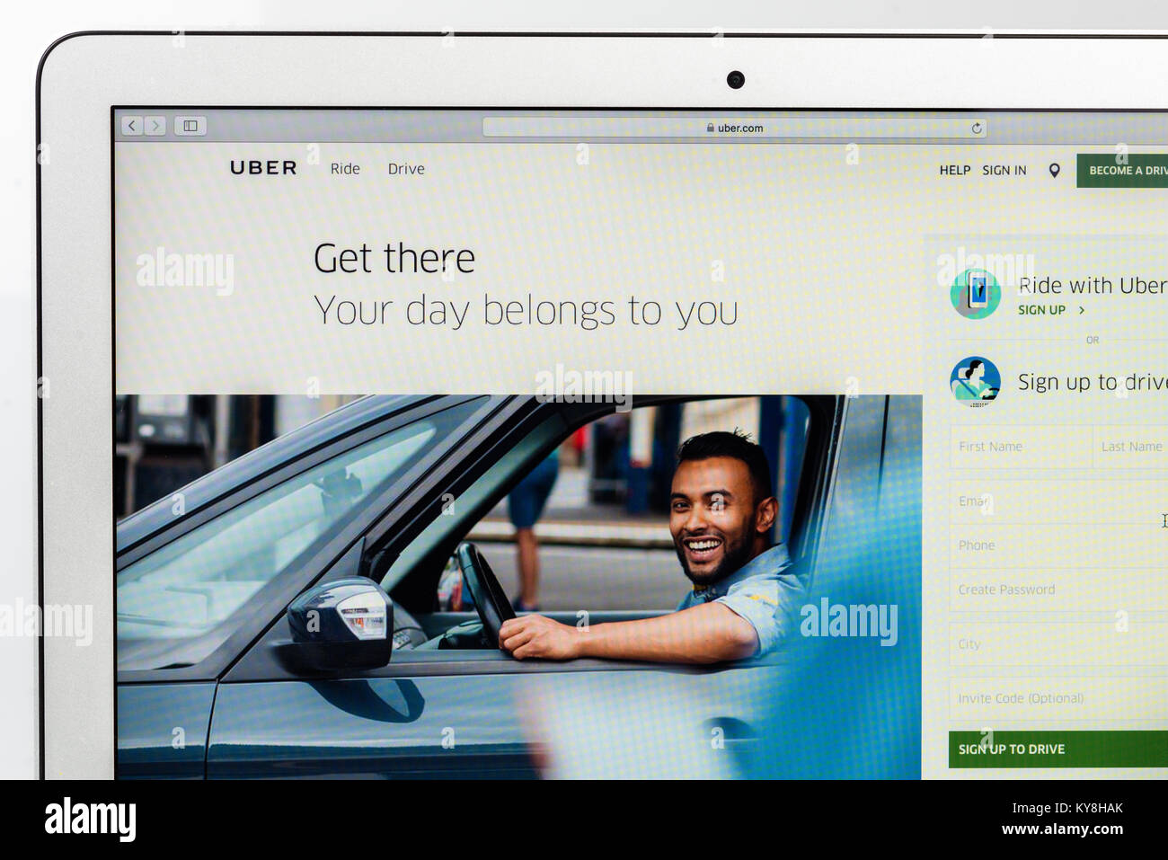 Computer Shot Screenshot Homepage High Resolution Stock Photography and ...