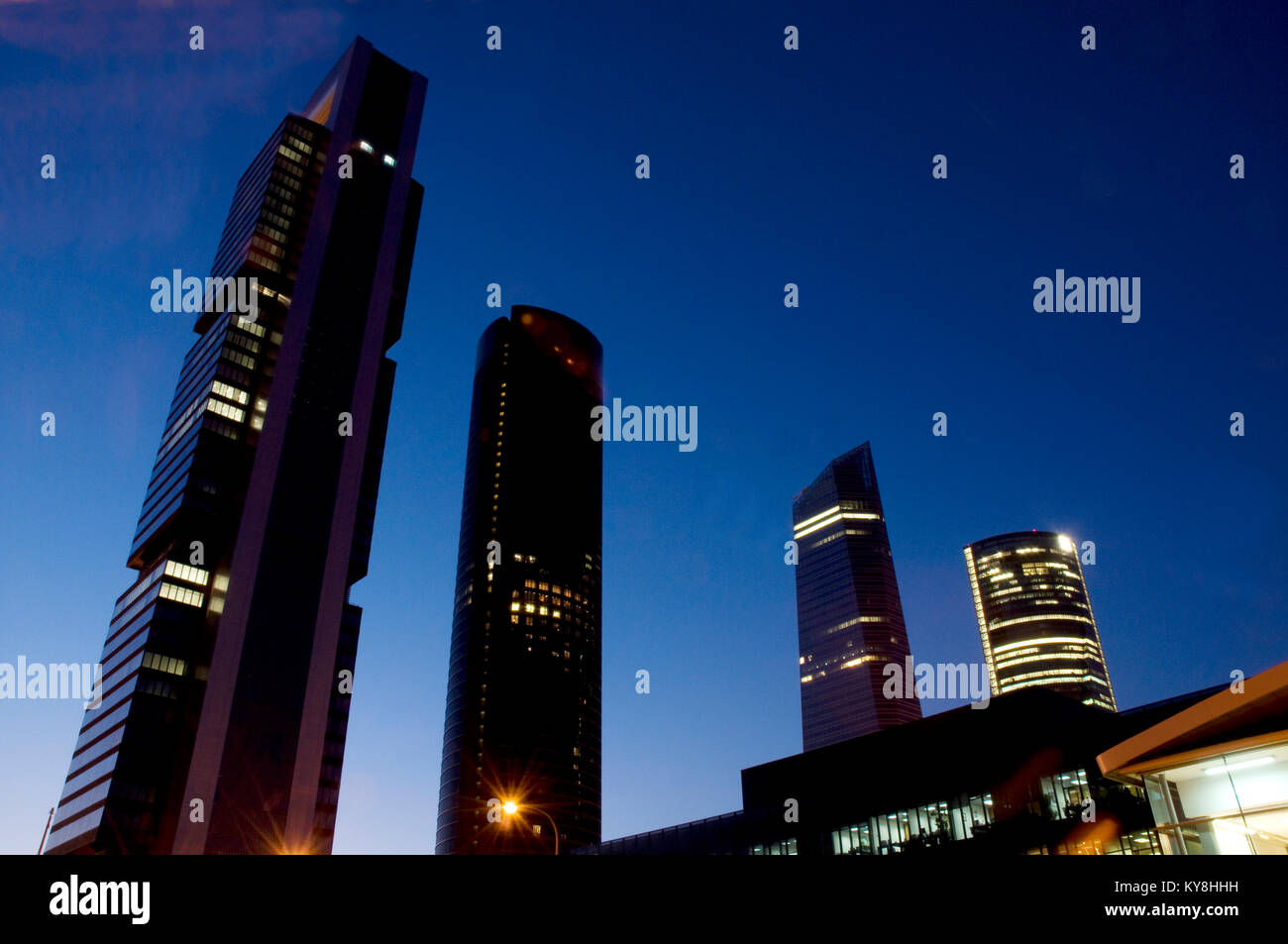 Four skyscrapers cuatro torres madrid hi-res stock photography and ...