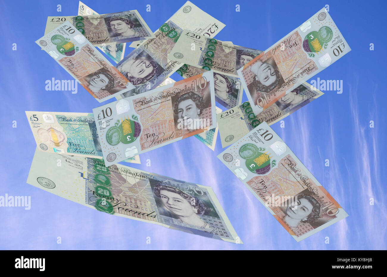 Pounds falling hi-res stock photography and images - Alamy