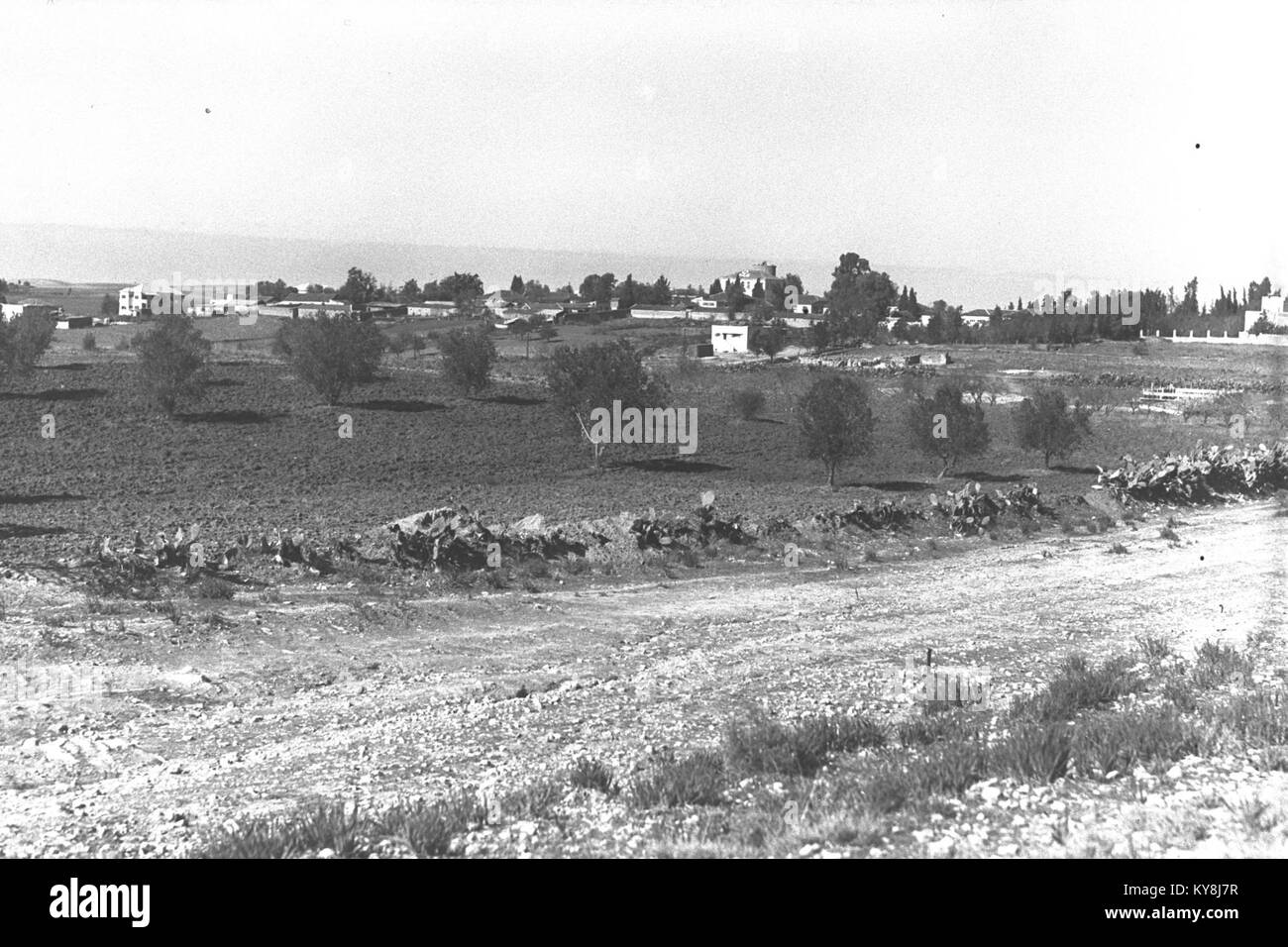 A view of Gadera Village, capturing its layout and rural landscape. The ...