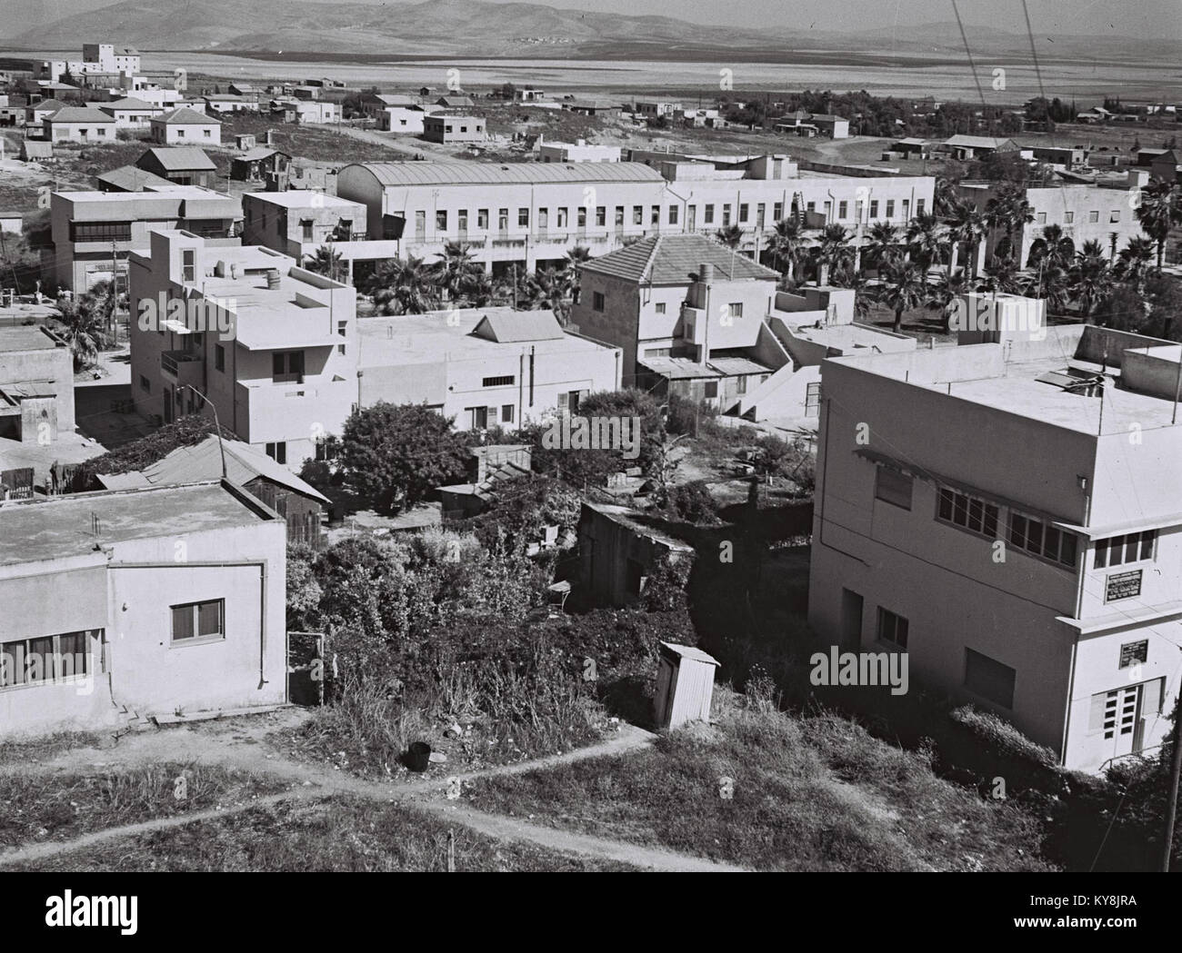 A panoramic photograph of Afula, Israel, capturing the city’s urban and ...