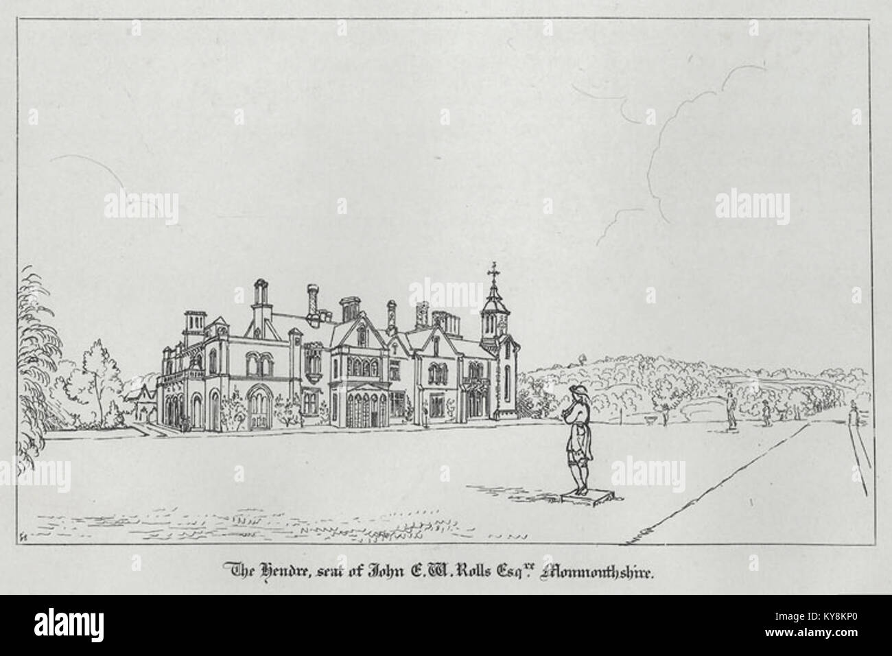 The Hendre, Monmouthshire, is the historic estate of John E. W. Rolls ...