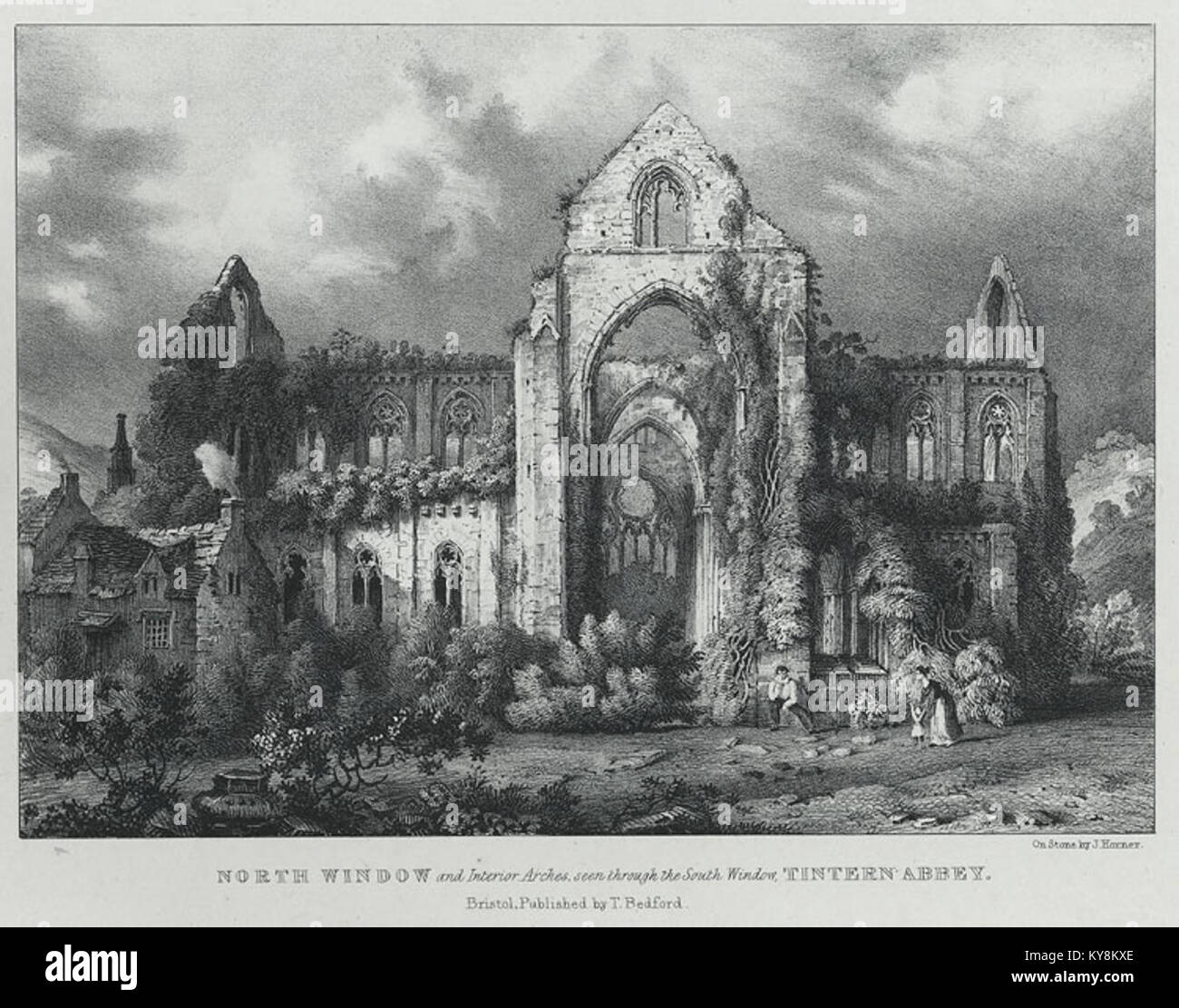 Interior arches tintern abbey hi-res stock photography and images - Alamy