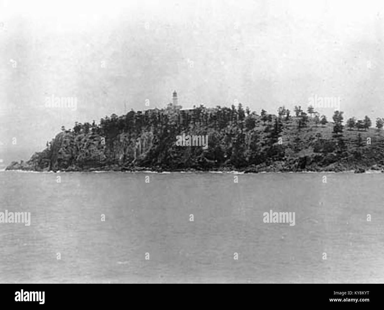 Pine Islet Light, built in 1917, is a lighthouse located on a small ...