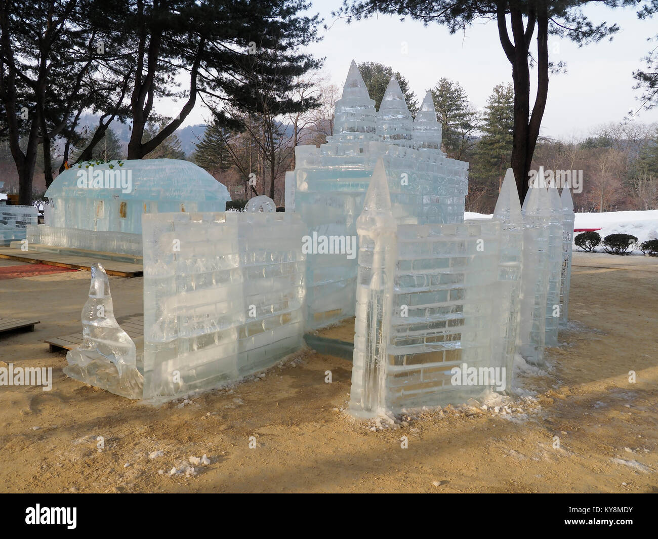 Ice sculptires, South Korea, January 2018 Stock Photo - Alamy