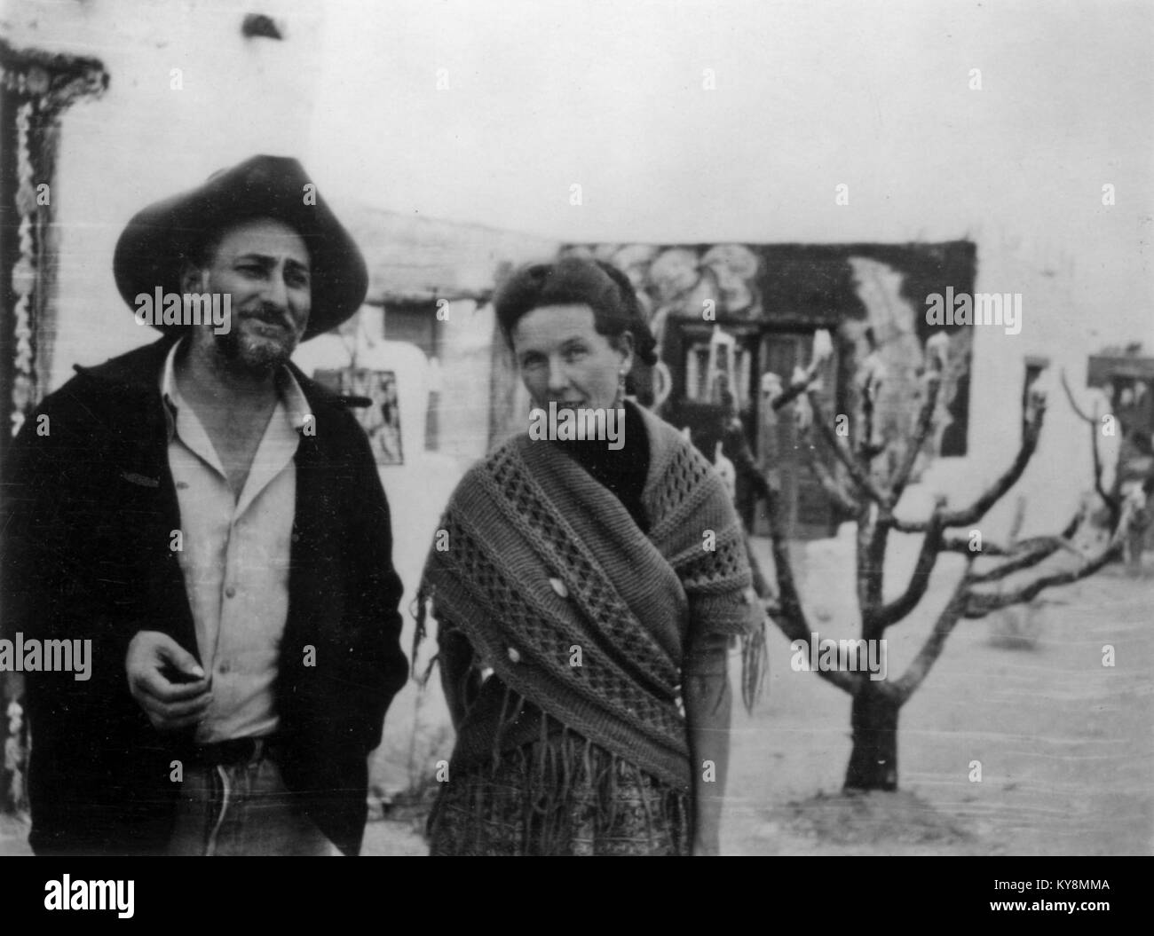Ted and Marion DeGrazia Stock Photo - Alamy