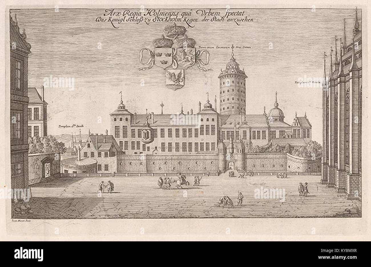 The image 'Suecia 1-016; Tre kronor' depicts the Three Crowns emblem of ...