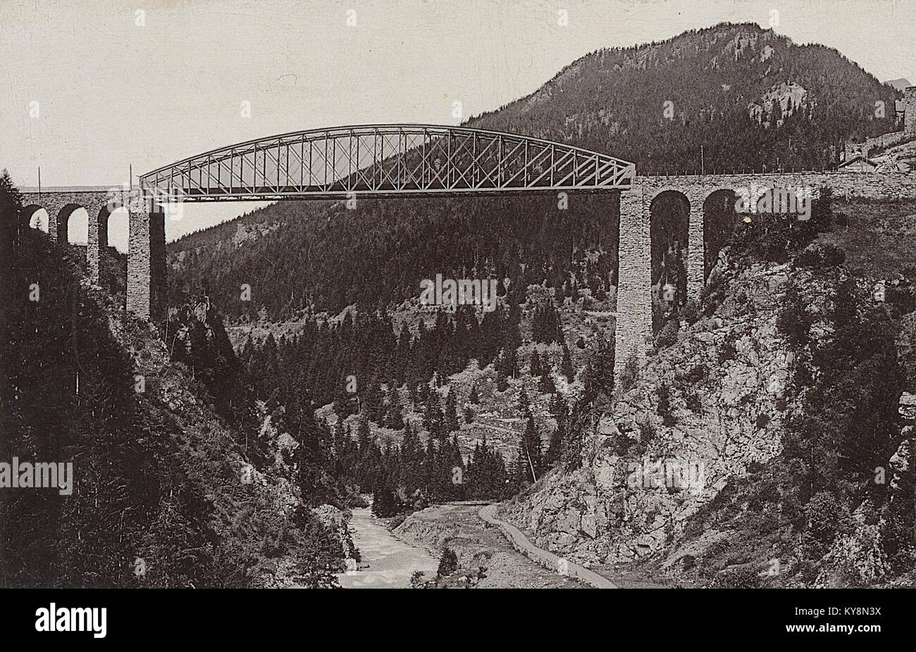 The Trisannabrücke, constructed in 1895, is a historic bridge located ...