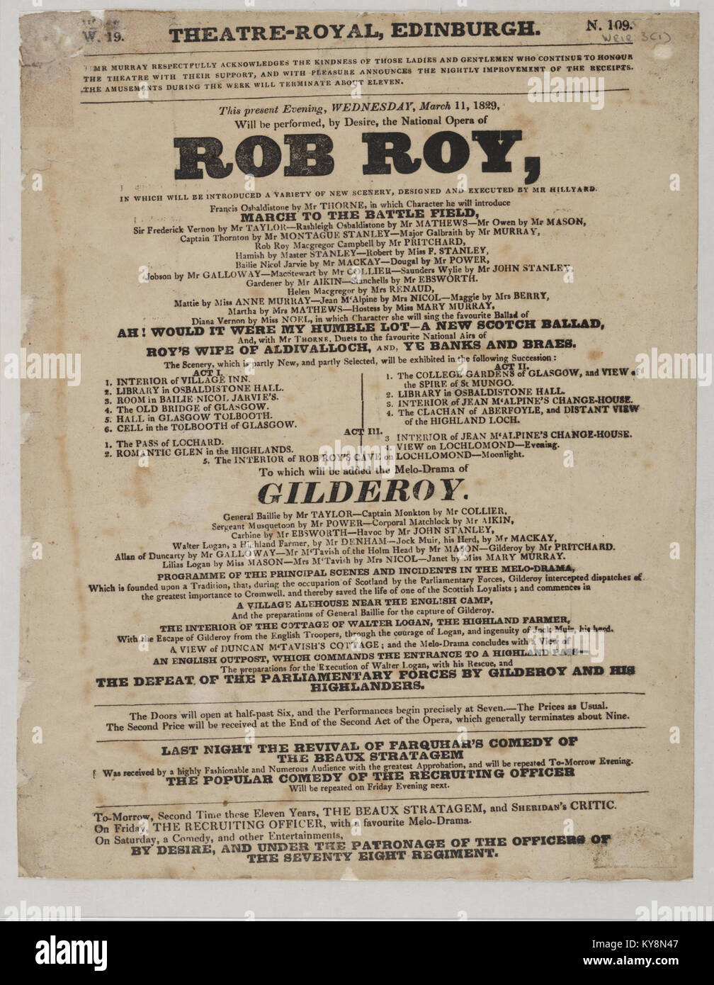 Rob Roy - Weir Collection Stock Photo - Alamy