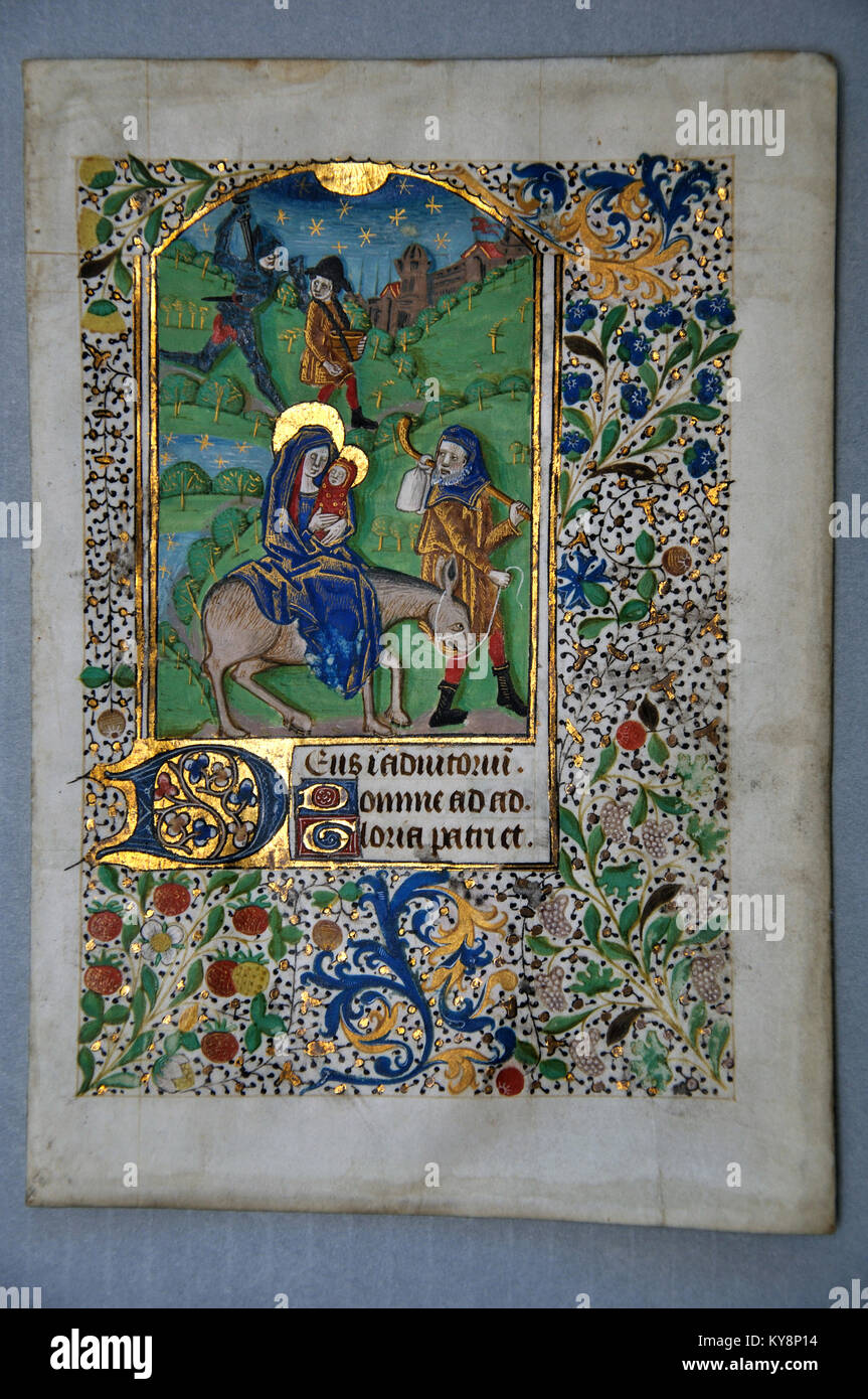 15th century french manuscript hi-res stock photography and images - Alamy