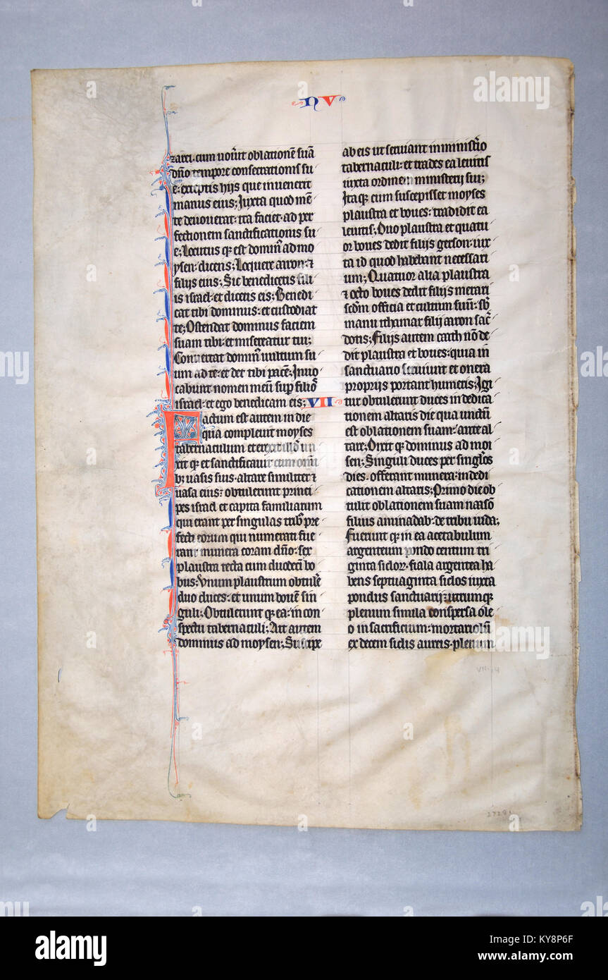 Latin bible manuscript hi-res stock photography and images - Alamy